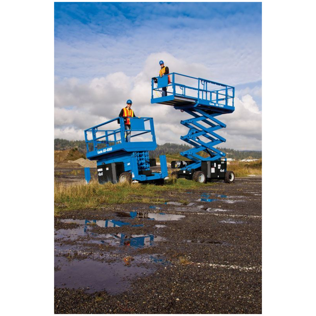 12M Sax lift 4WD/støtte ben – Sydjysk lift